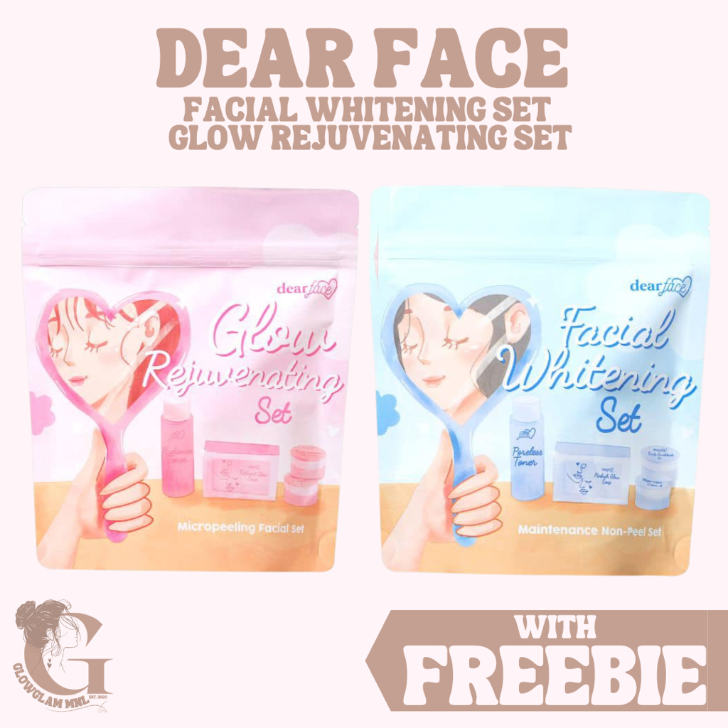Dear Face Glow Rejuvenating & Facial Whitening Set (WITH FREEBIE ...