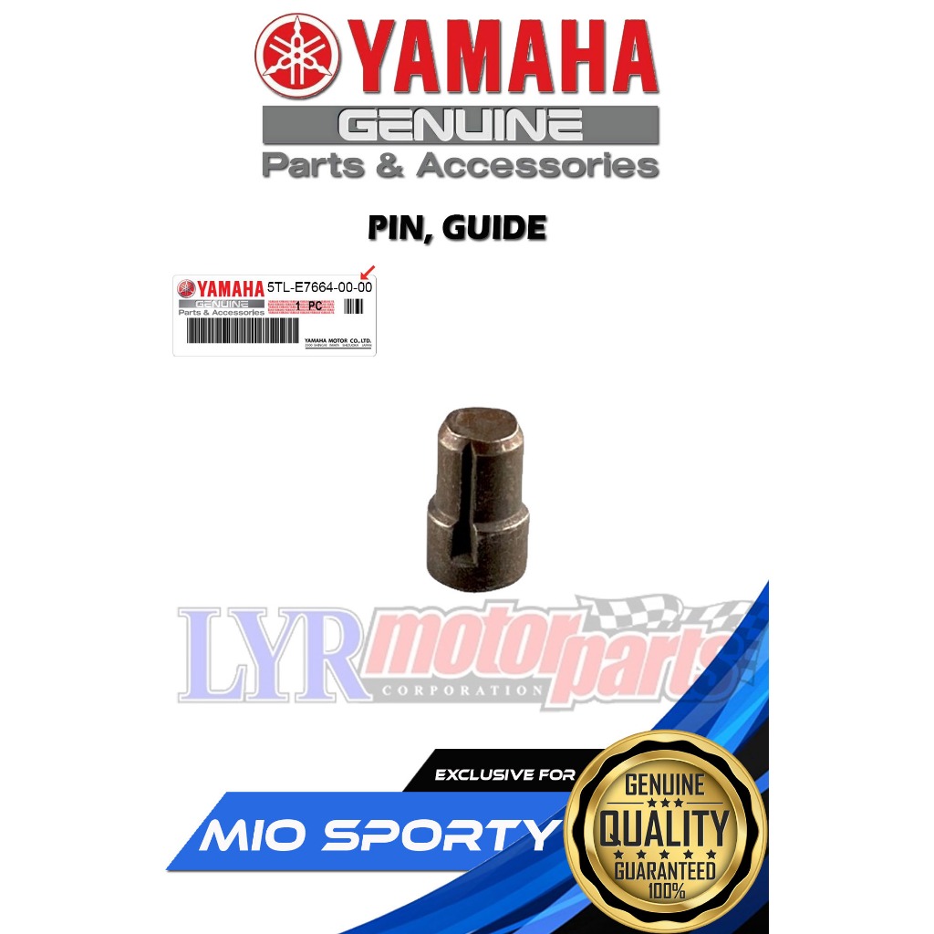 YAMAHA GENUINE PIN GUIDE, MIO 115 SPORTY ( 5TL-E7664-00-00 ) | Shopee ...