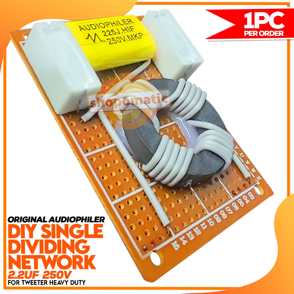 🟧 Original Audiophiler DIY Single Dividing Network for Tweeter Heavy 🟧 ...