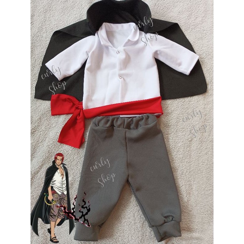SHANKS inspired from one piece costume for kids | Shopee Philippines
