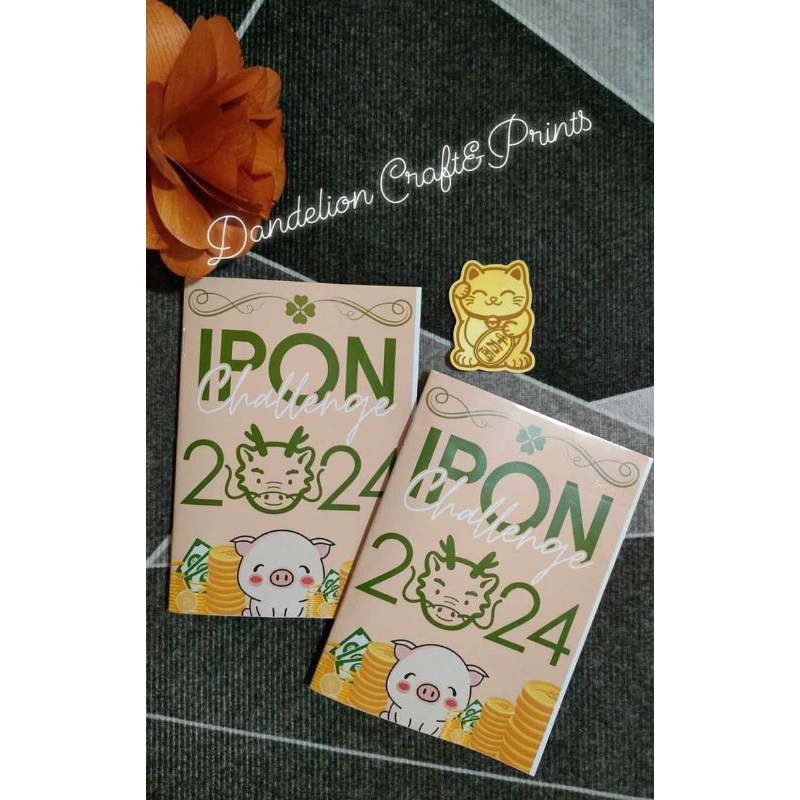 Ipon challenge 2024 (booklet a6 size) | Shopee Philippines