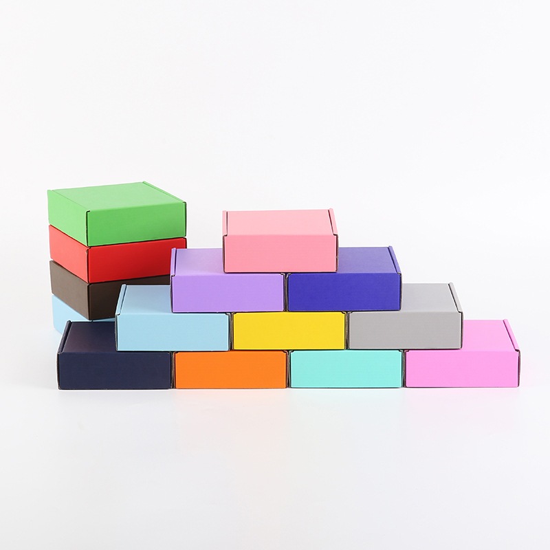 Colored Plain Carton Corrugated Box Gift Box | Shopee Philippines