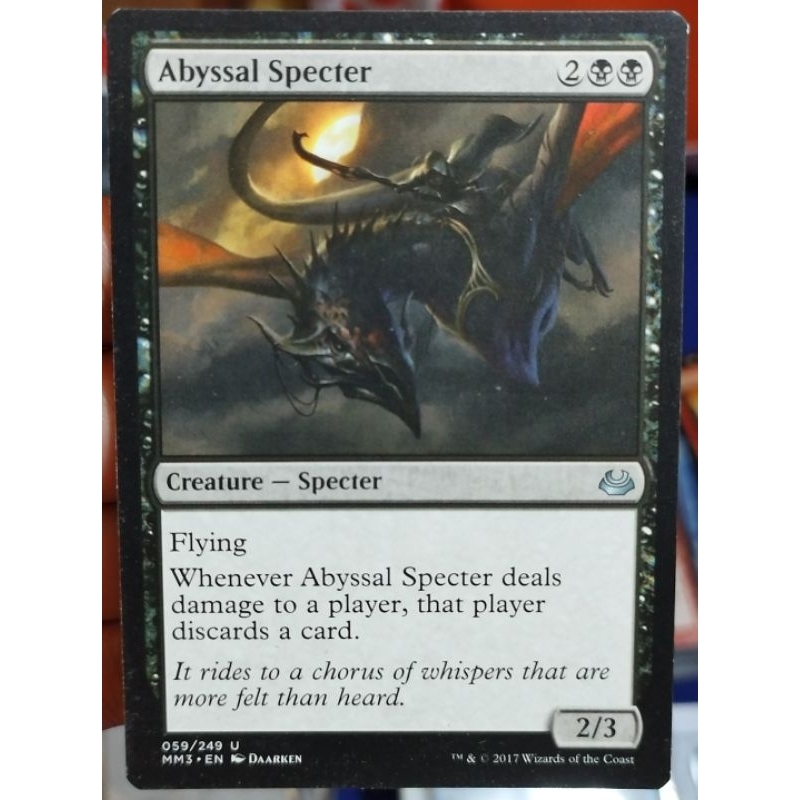 Abyssal Specter (Magic the gathering) | Shopee Philippines
