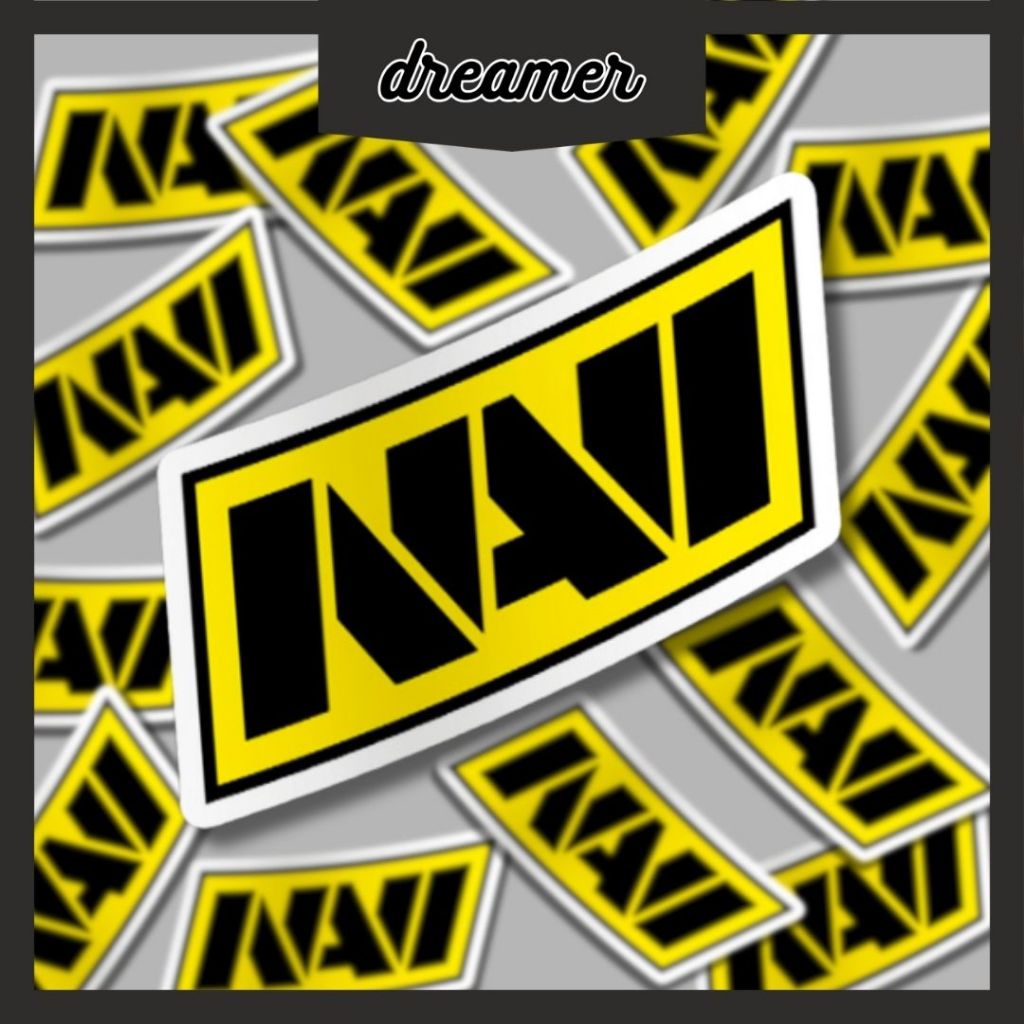 NATUS VINCERE NAIV ECHO ESPORTS GAMING STICKER BOMB WATERPROOF STICKERS ...