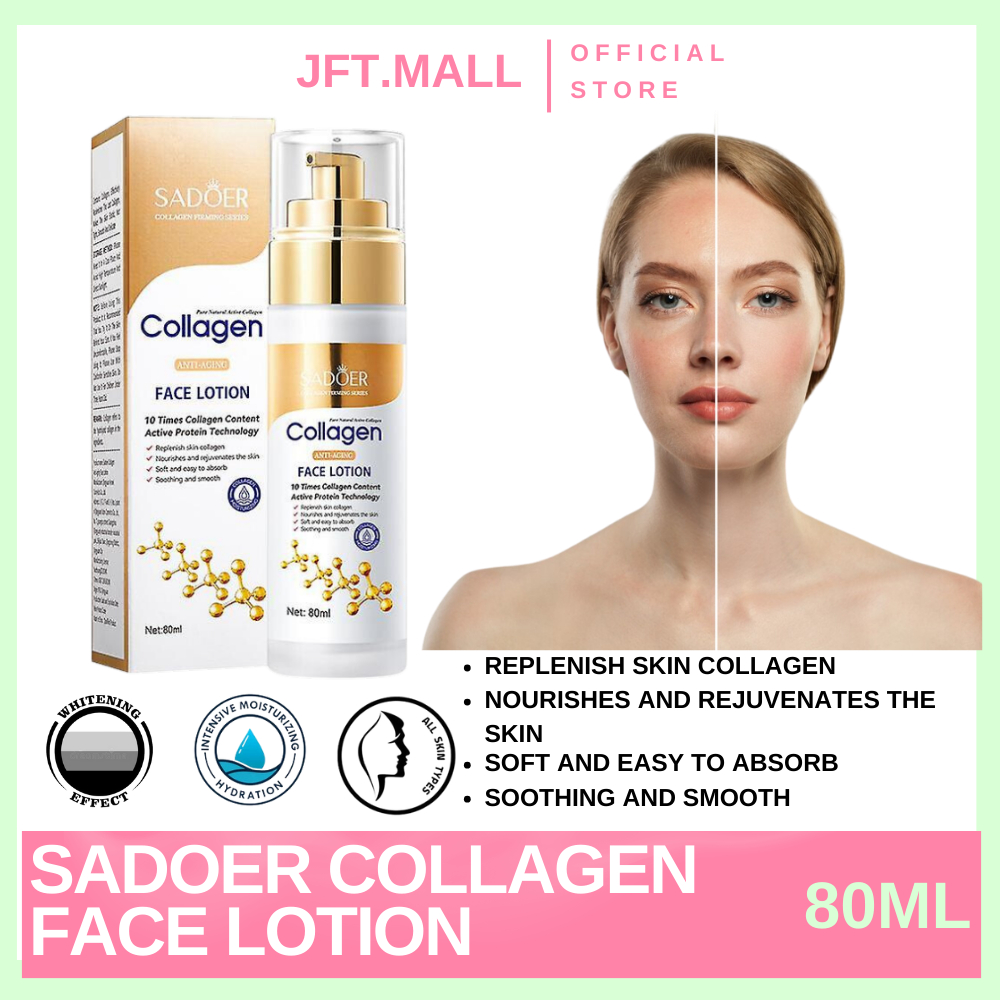 Sadoer Collagen Face Lotion Emulsion Texture Water 80ml Skincare ...