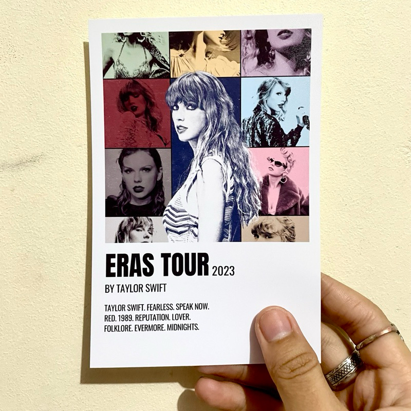 Fanmade Taylor swift Eras Tour Minimalist Polaroid Poster Swiftie ...
