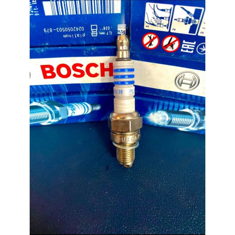 Bosch Spark Plug UR4AP Platinum (Wave 100/110, XRM110,Mio Sporty ...