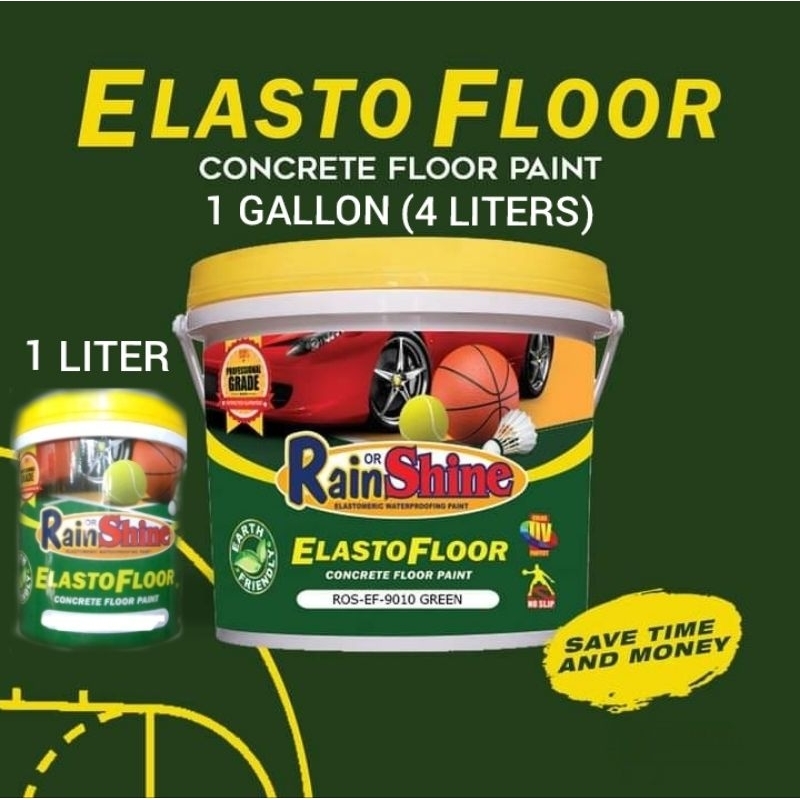 PINTURA SA SAHIG WALANG AMOY RAIN OR SHINE ELASTOFLOOR WATERBASED ...
