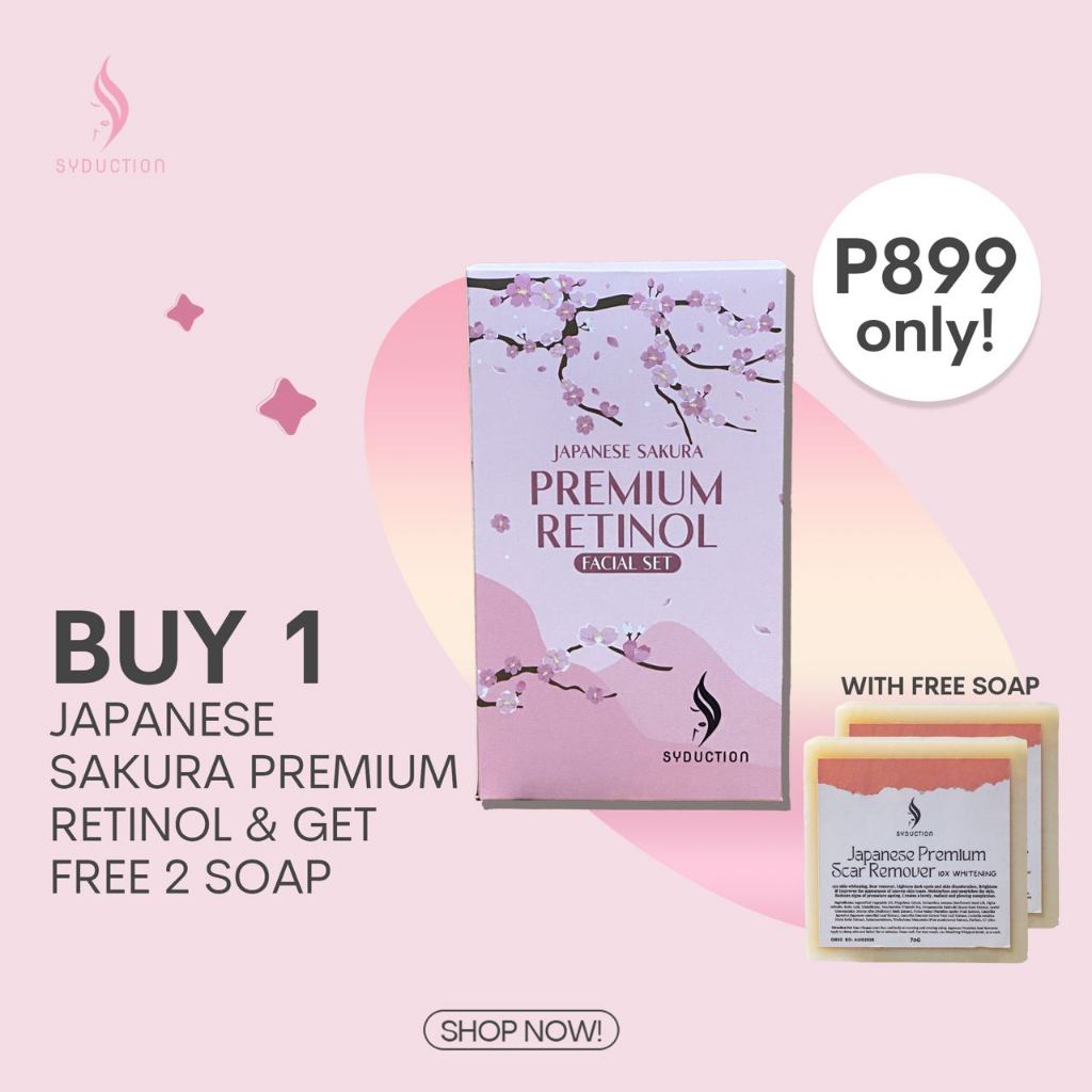 Buy 1 Japanese Sakura Premium Retinol and Get 2 Japanese Scar Remover ...