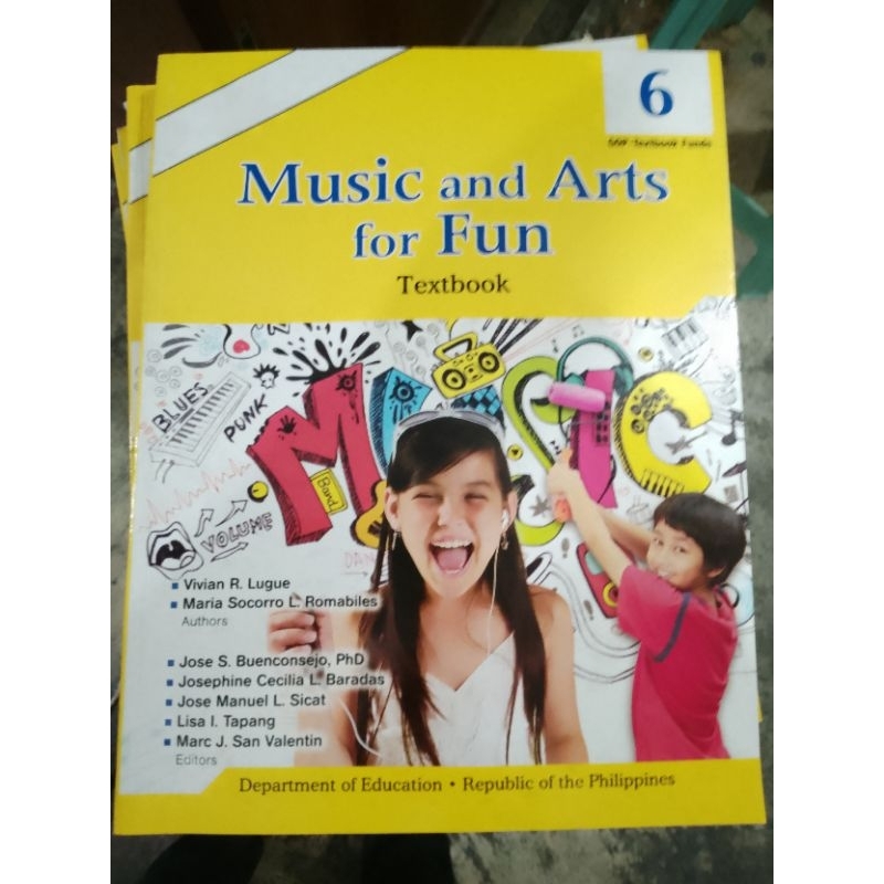 MUSIC and ARTS for FUN textbook grade 6 (brandnew | Shopee Philippines