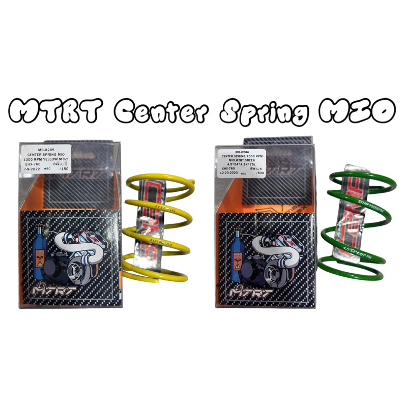 MTRT Center Spring Mio Sporty 1000 RPM , 1500 RPM or +10% | Shopee ...