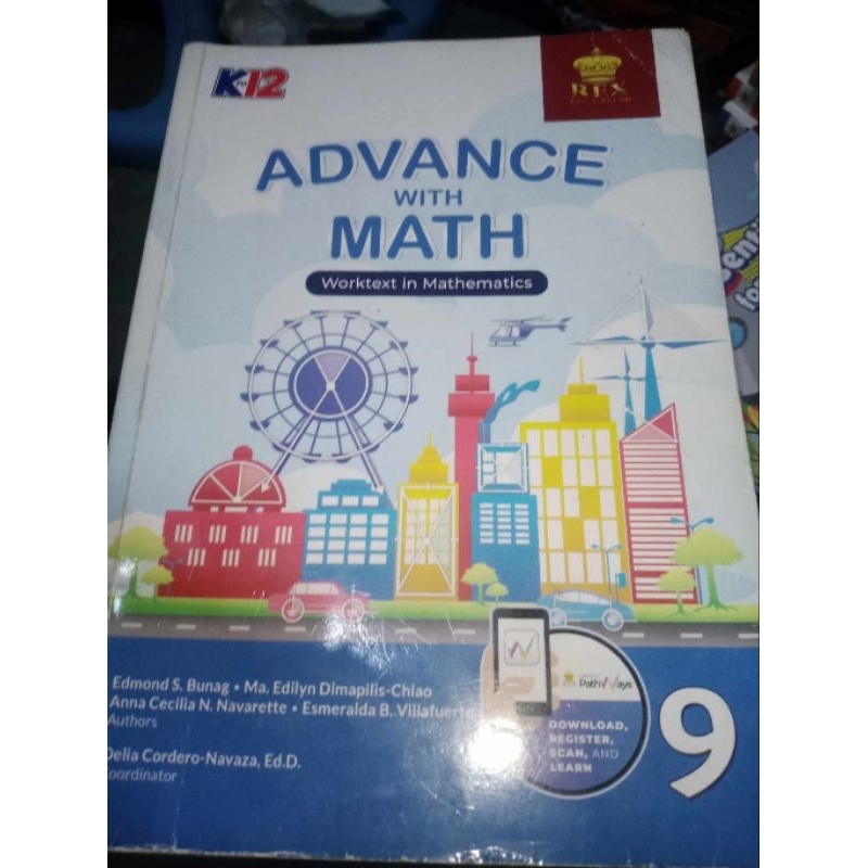 Advance with math grade 9 (use | Shopee Philippines