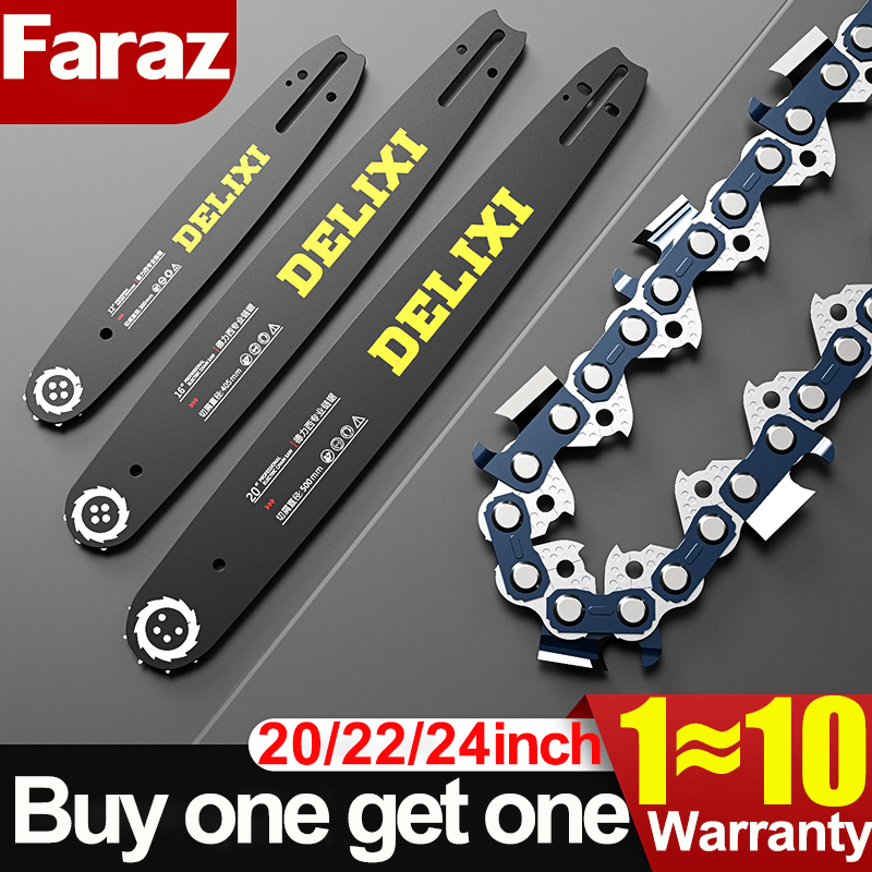 【2024 Upgraded】20/22/24 Guide Bar Chainsaw High hardness Import from ...