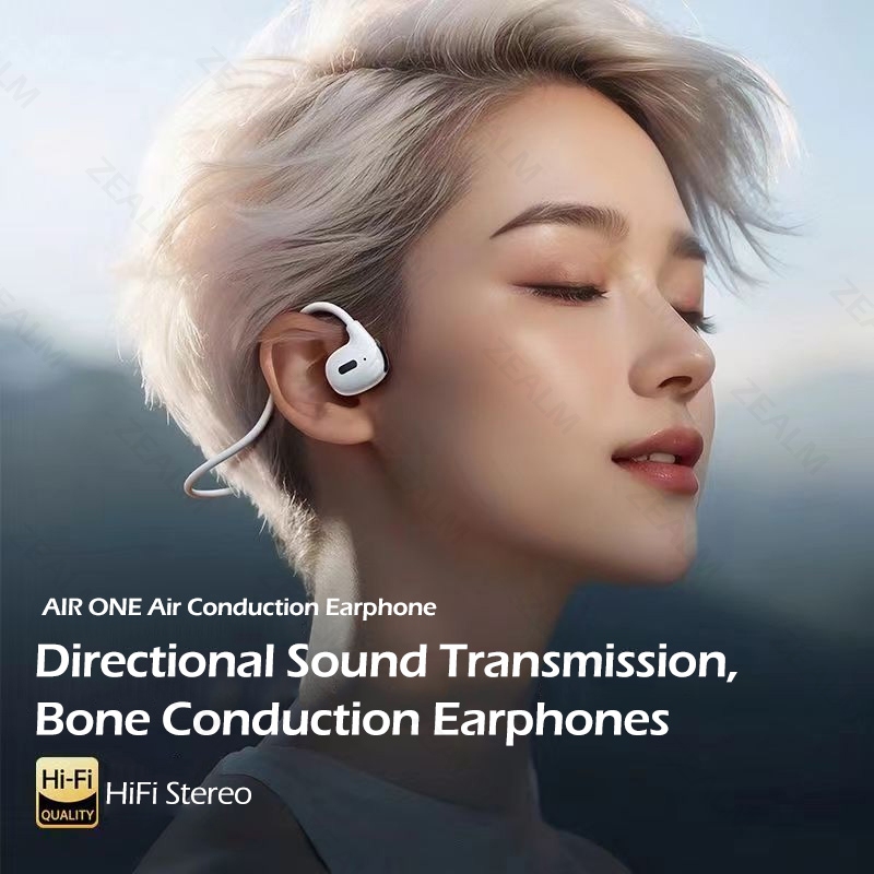 AIR ONE Earphones Bluetooth Wireless 5.3 Neckband Headset HiFi Music ...