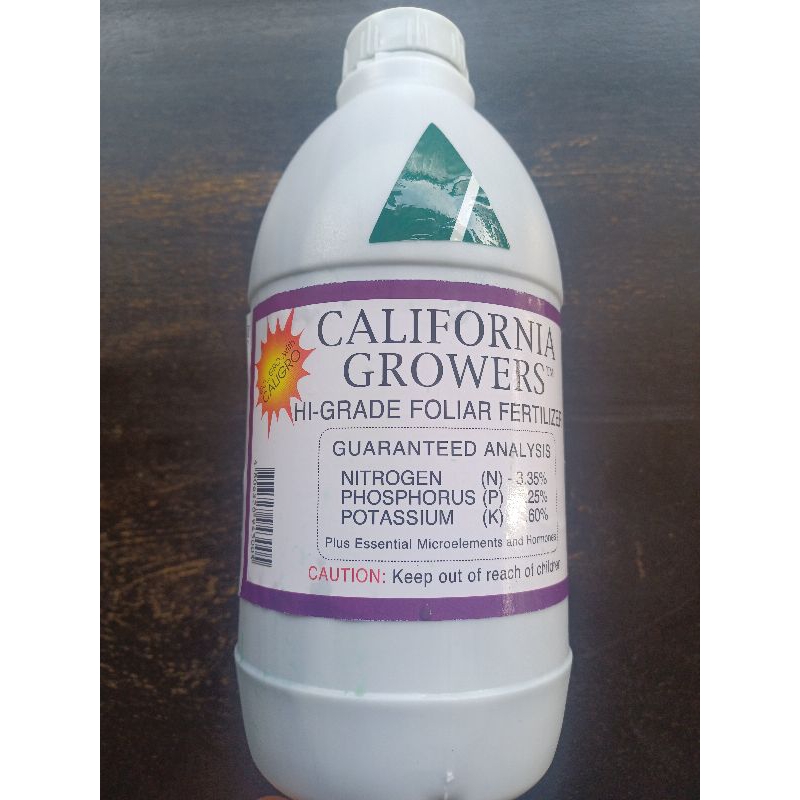 Caligrow Caligro California Growers 1 liter | Shopee Philippines