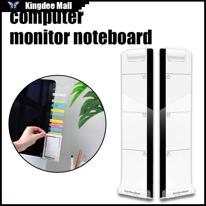 Acrylic Computer Monitor Memo Board Creative Monitor Sticky Note Holder ...