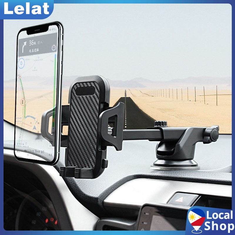 Retractable Cell Phone Holder Car Mobile Phone Holder 360°Rotation ...