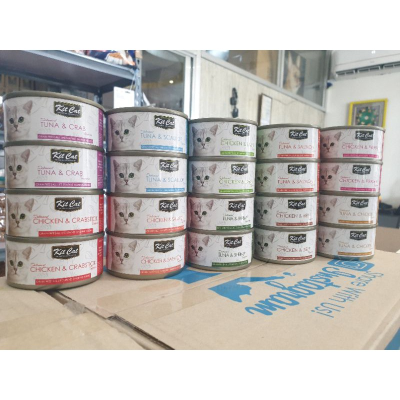 Kit Cat Deboned Premium Cat Food 80g | Shopee Philippines