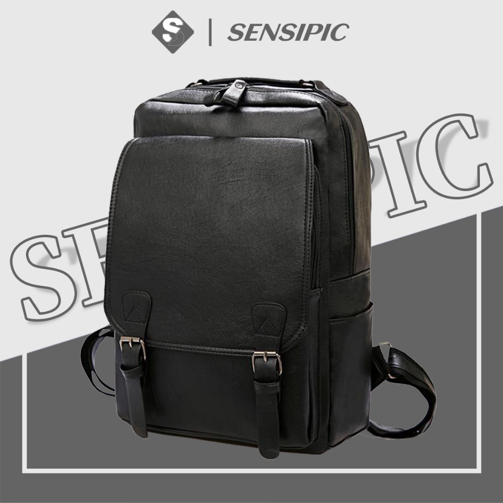 Backpack for Men School Bag Waterproof Backpack Backpack Leather High ...