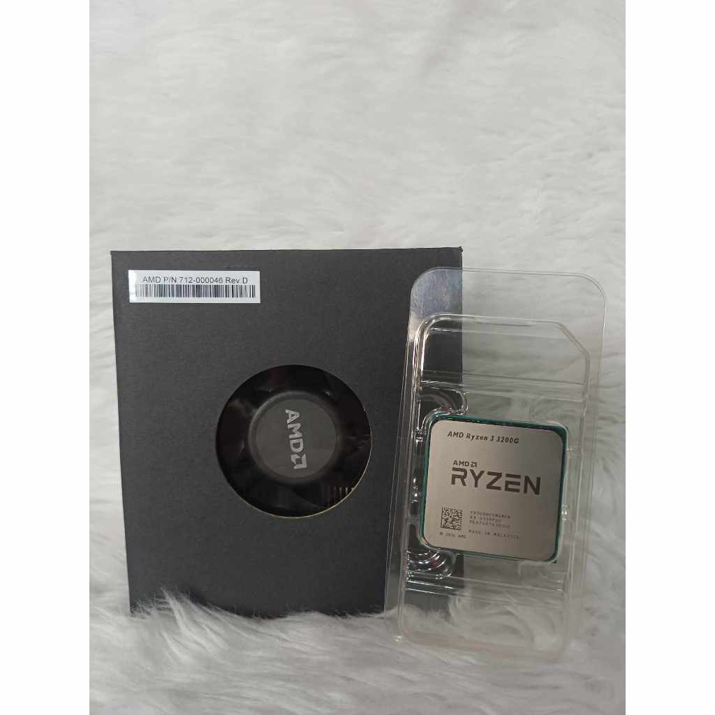 AMD RYZEN 3 2200g / Ryzen 5 5700gt / Ryzen 7 5700g PROCESSORS TRAY TYPE WITH WRAITH COOLER ...