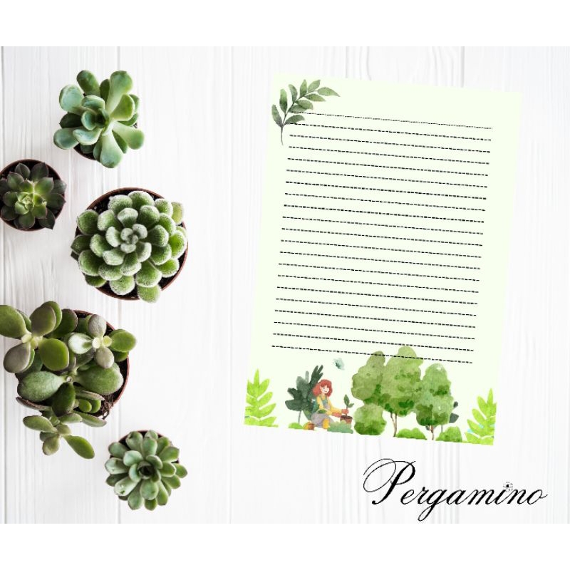 Letter Writing paper (Plantita) | Shopee Philippines