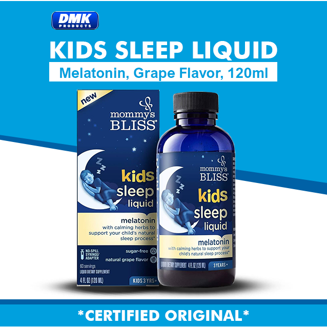 Mommy's Bliss, Kids Sleep Liquid, Melatonin, Kids 3 Yrs +, 4 fl oz (120 ...