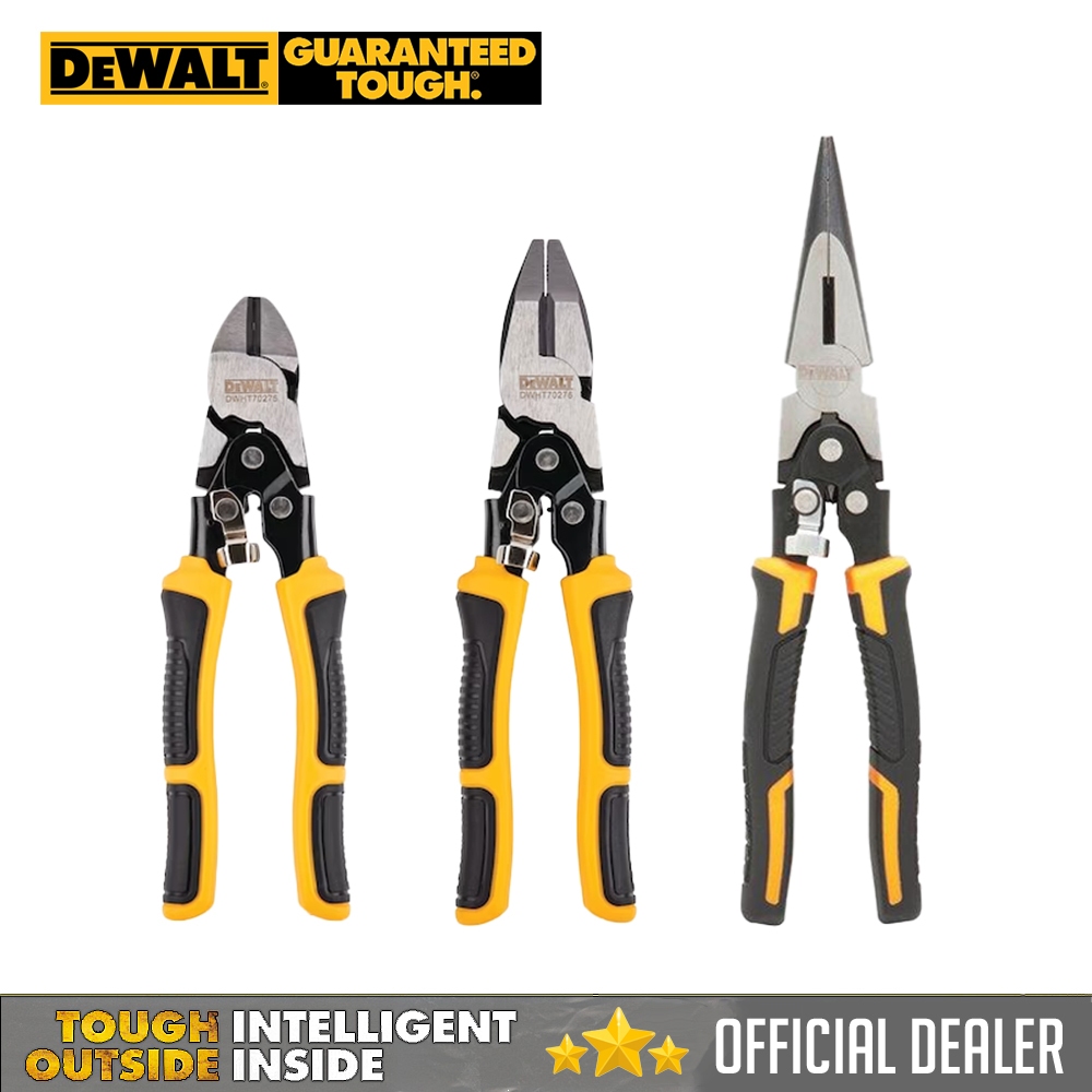 DeWalt Compound Action Combination Pliers / Diagonal Cutting / Long ...