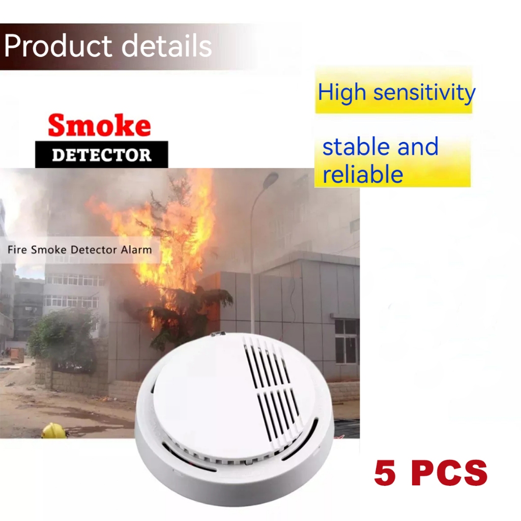 Smoke Alarm Fire Detector Wireless all-round Smoke Sense High ...