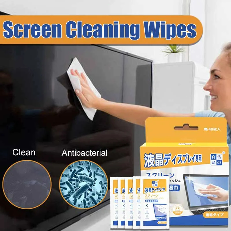 Japan PC Cleaner TV Screen Cleaner Laptop Cleaner Wipes Screen Wipes ...