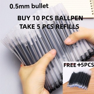 ballpen 10pcs/set black | Shopee Philippines