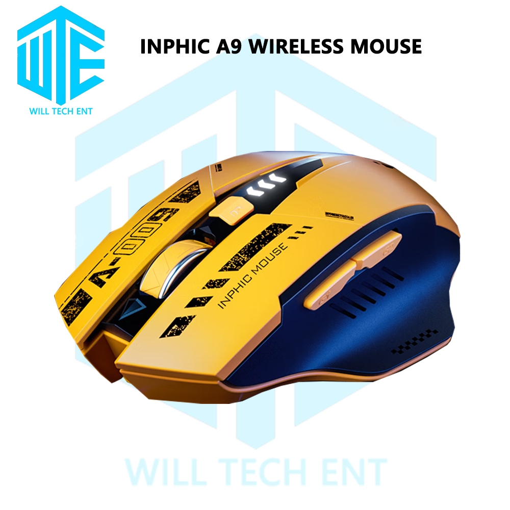 INPHIC A9 Wireless Bluetooth Mouse Office Mouse Light Mouse Portable ...