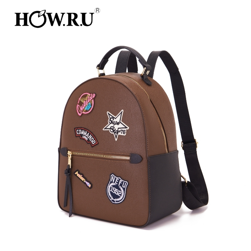 How.R.U Korean Women Bag Floral Print Handbags Casual Anti-Theft ...