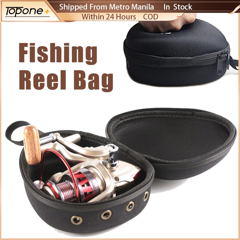 EVA Fishing Reel Bag Portable Reel Bag Protective Case Cover for ...