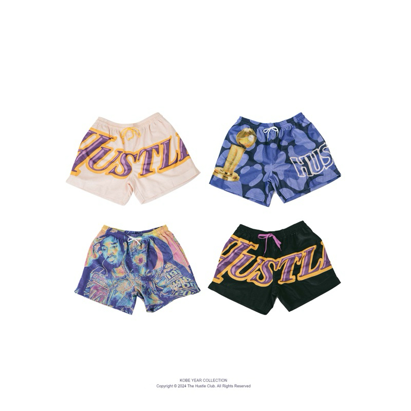 THE HUSTLE CLUB- KOBE YEAR MESH SHORTS | Shopee Philippines