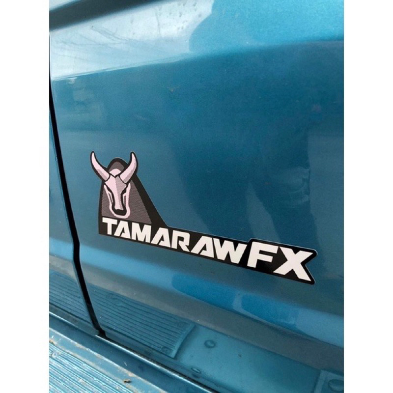 TAMARAW FX DECALS PRINTED LAMINATED | Shopee Philippines