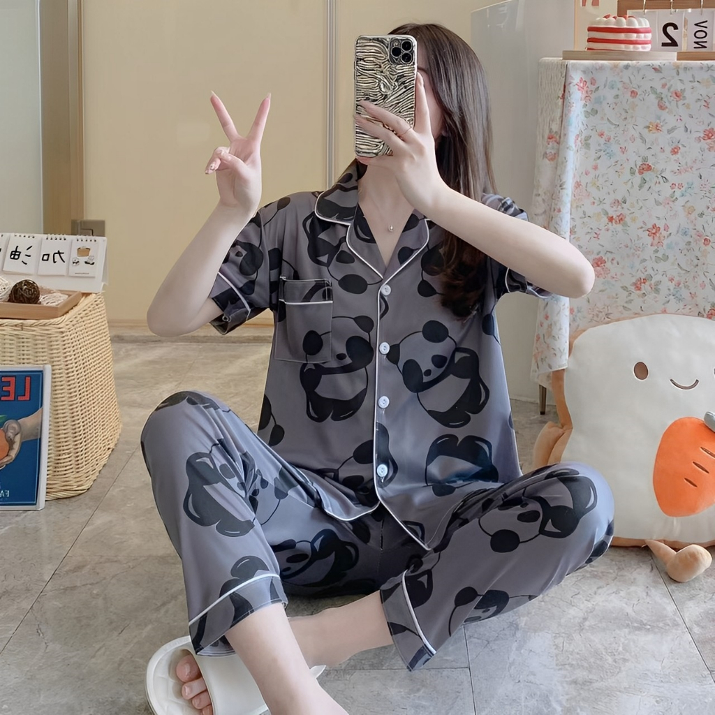 HIHI cotton pajama terno fashional new design sleepwear for women ...