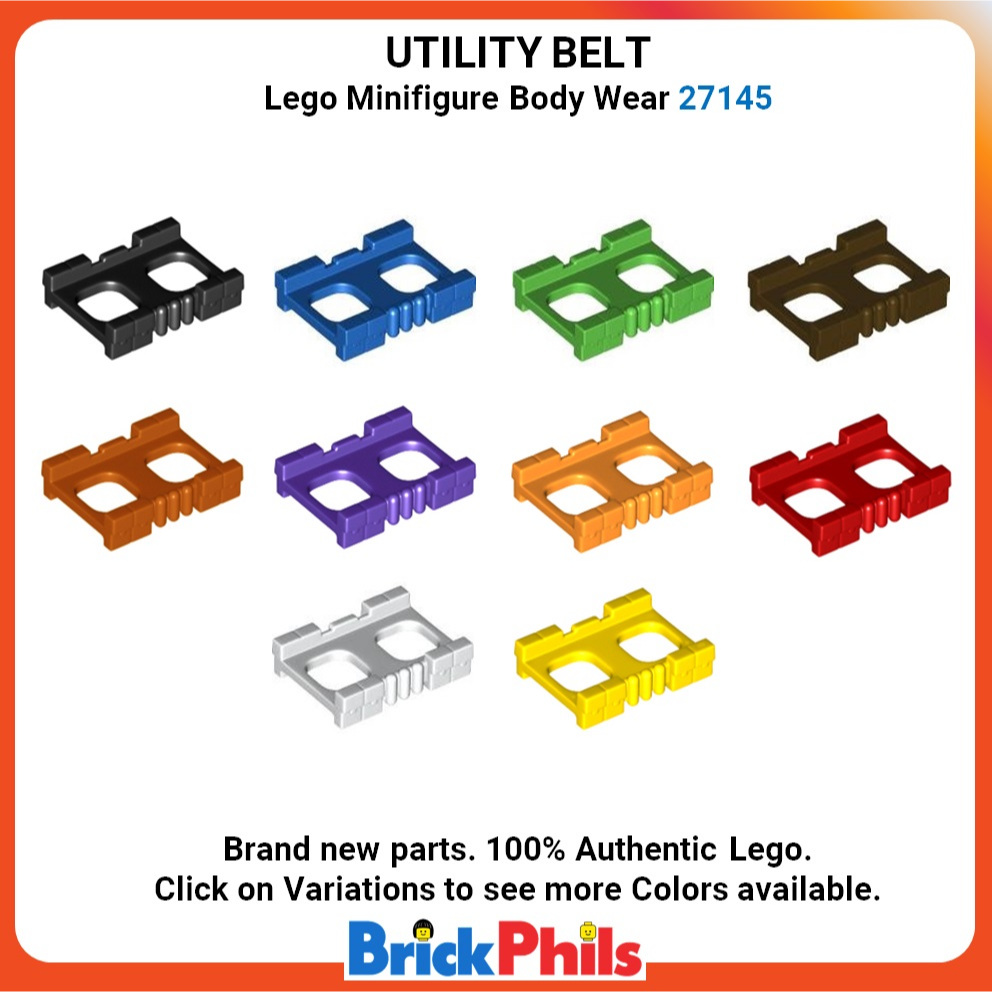 Lego Minifig Body Wear 27145 - Utility Belt | Shopee Philippines