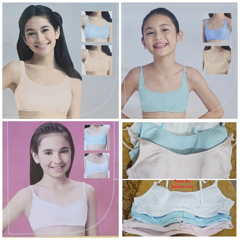 Avon Peyton, Riley, Evie 3 piece Beginner's Bra Set | Shopee Philippines