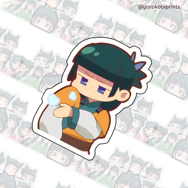 Maomao / Xiaomao - The Apothecary Diaries - Peeker, Icon - Waterproof Laminated Vinyl Stickers ...