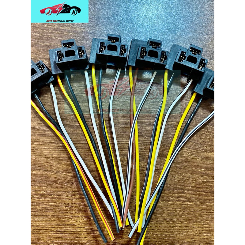 Headlight Socket H4 Plastic 3 terminal 3pin High quality Japan wire ...