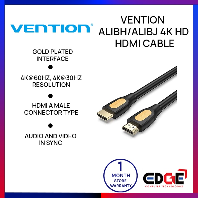 EDGE | VENTION 4K HD HDMI to HDMI Cable | Shopee Philippines