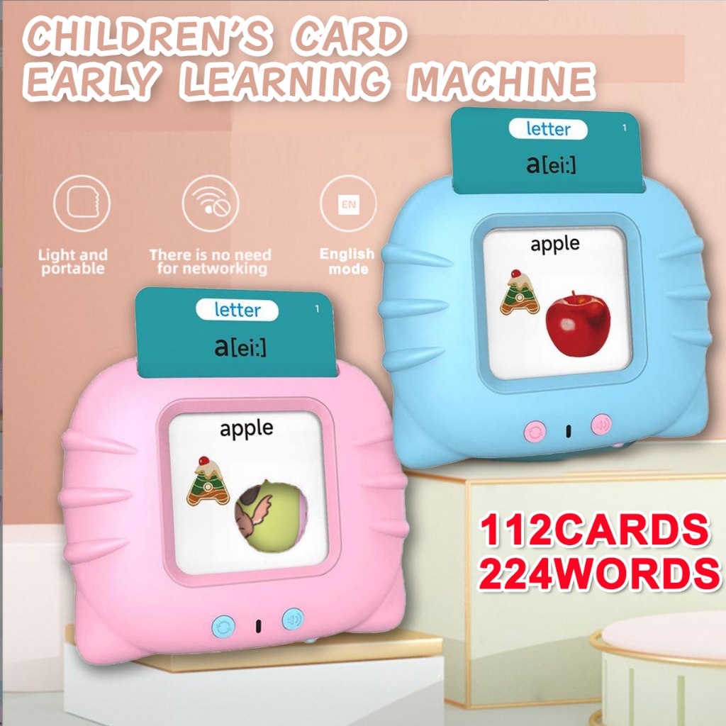 Flash Card Early Education Portable Pronunciation Oral learning Card ...