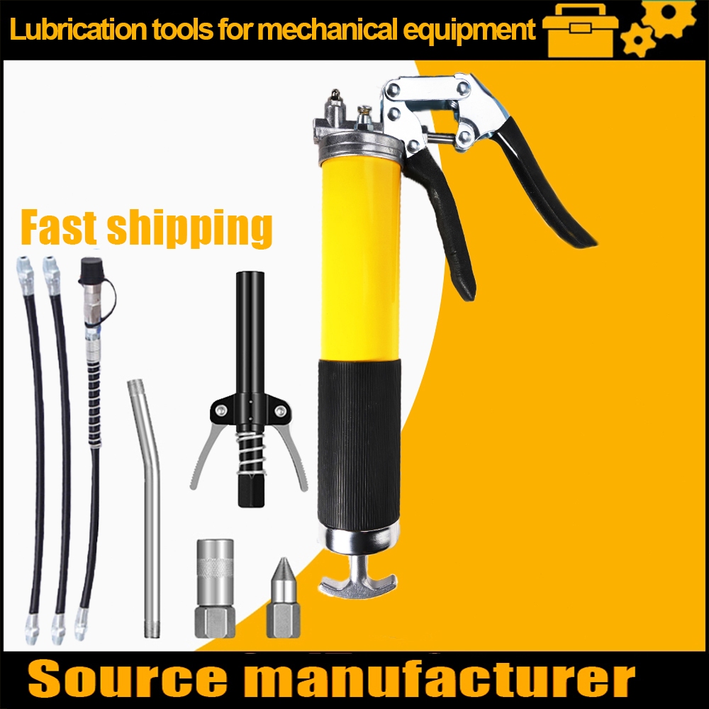 Push-type grease gun mechanical lubrication tool with software and ...