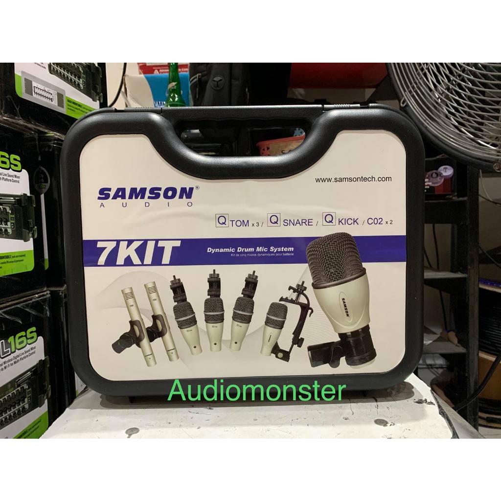Samson DMK7KIT 7Pcs Samson Drum Mic Kit (OEM) | Shopee Philippines