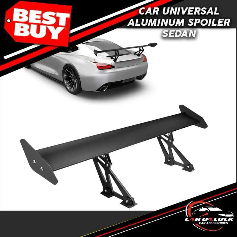 Car Universal Aluminum Spoiler Sedan | Shopee Philippines