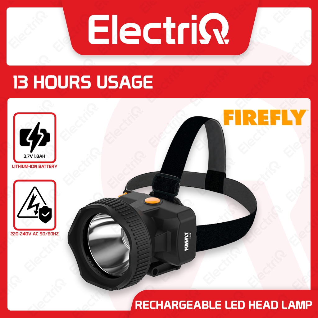 Electriq l Firefly Rechargeable LED Head Lamp Headlamp FEL561 | Shopee ...