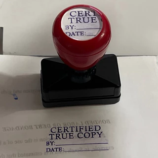 Shop certified true copy stamp for Sale on Shopee Philippines