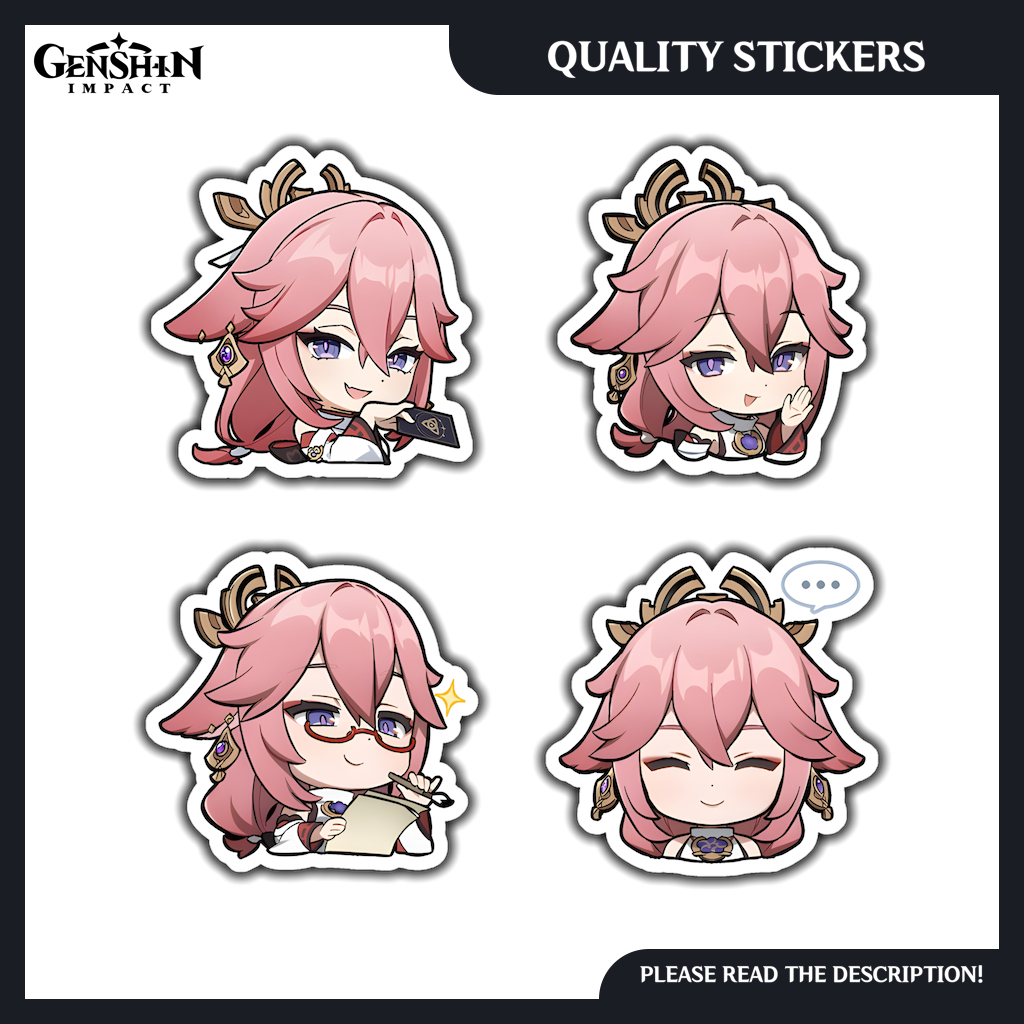 Yae Miko - Genshin Impact Emoji Stickers | Shopee Philippines
