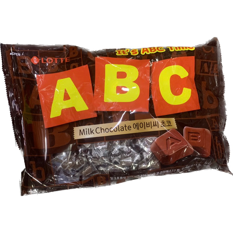 LOTTE ABC CHOCOLATE 565G | Shopee Philippines