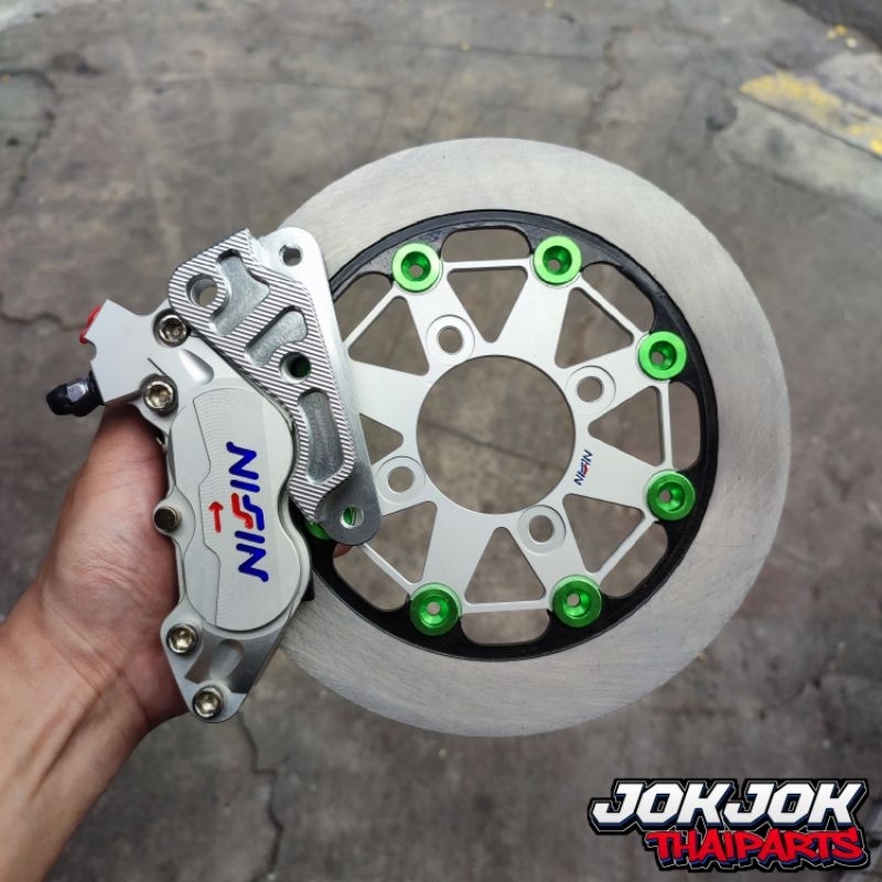 MIO Nissin 4pot Caliper Set w/ 220mm 4-Holes Float Disc (Sporty/Soulty ...